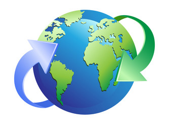 Earths orbit earth rotation around the sun Vector Image