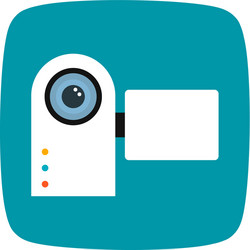 Handy cam icon Royalty Free Vector Image - VectorStock