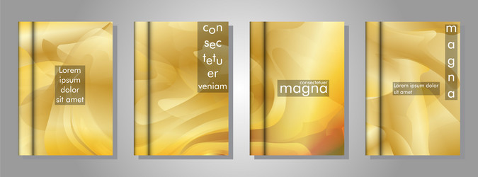 Collection book cover backgrounds eps Royalty Free Vector