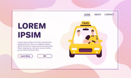 People in cars front view man and woman driving Vector Image