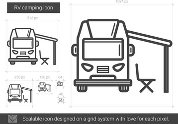 Motorhome Line Drawing Vector Images (over 190)