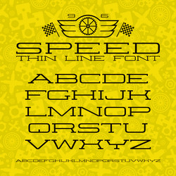 Retro Line Font Vector Images (over 28,000)