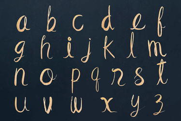 Cursive Lettering Styles Alphabet