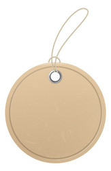 Round paper label on balloons Royalty Free Vector Image