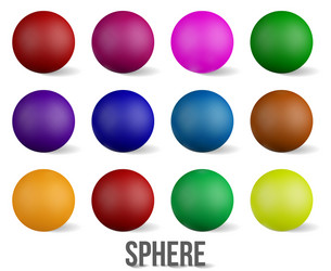 Set of colorful isolated glossy web buttons Vector Image