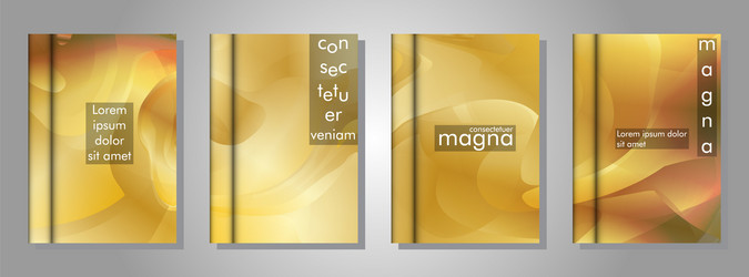 Collection book cover backgrounds eps Royalty Free Vector