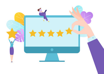 Feedback survey handdrawn concept Royalty Free Vector Image