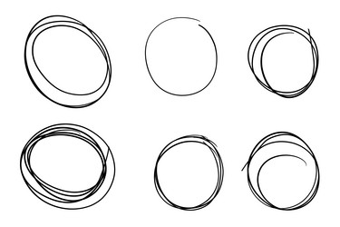 Hand drawn circle Royalty Free Vector Image - VectorStock