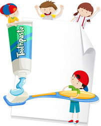 Toothpaste Border Dental Vector Images (over 120)