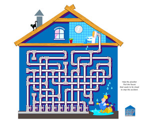 Best labyrinths which mouse can find the way Vector Image