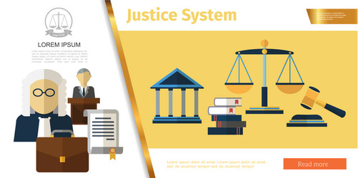 Law and justice concept Royalty Free Vector Image