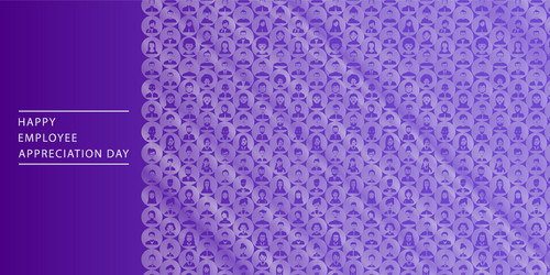 Happy employee appreciation day background Vector Image