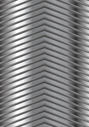 Silver metallic and dark glossy arrows abstract Vector Image