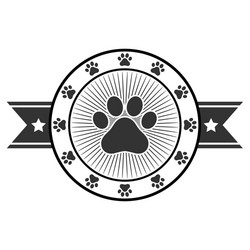 Circle Paw Print Vector Images (over 2,400)