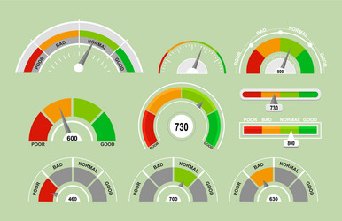 Speed auto speedometer chart tachometer graph Vector Image