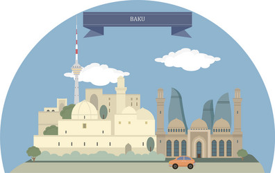 Baku Azerbaijan Vector Images (over 1,200)