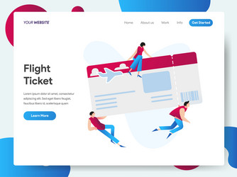 Green plane ticket icon travel tourism Royalty Free Vector