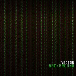 Technology binary abstract background matrix Vector Image