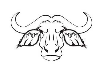 Logo with african mask Royalty Free Vector Image