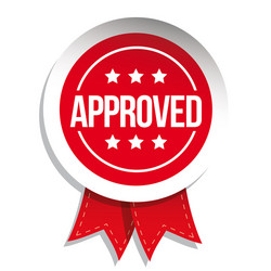 Fda approved stamp Royalty Free Vector Image - VectorStock