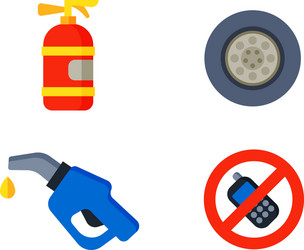 Auto motor oil cartoon Royalty Free Vector Image