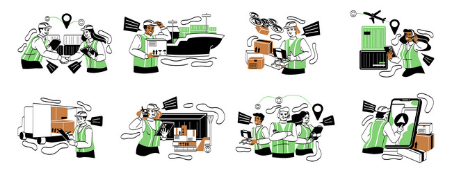 Logistics Vector Images (over 150,000)