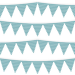 Patterned flag set Royalty Free Vector Image - VectorStock