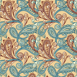 Vintage floral 3d seamless pattern elegance Vector Image