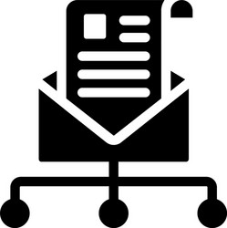 Shared mail Royalty Free Vector Image - VectorStock