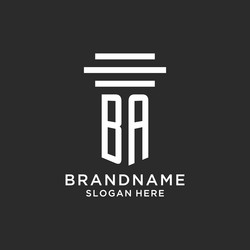 Ba Initials Vector Images (over 2,400)