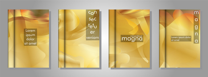 Collection book cover backgrounds eps Royalty Free Vector