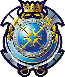 Nautical emblem Royalty Free Vector Image - VectorStock