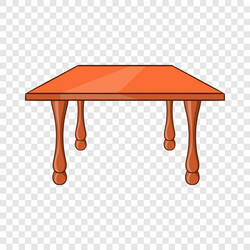 Computer desk icon cartoon style Royalty Free Vector Image