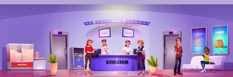 Cinema Hall Ticket Counter Vector Images (59)