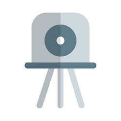 Old-fashioned camera with tripod stand Royalty Free Vector