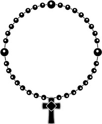 Catholic denarius icon Royalty Free Vector Image