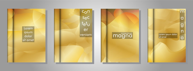 Collection book cover backgrounds eps Royalty Free Vector