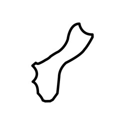Guam Map Shape Vector Images (84)