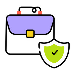 Secure job Royalty Free Vector Image - VectorStock