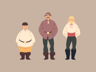 Medieval Peasant Vector Images (over 640)