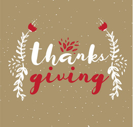 Circle of thanks blue Royalty Free Vector Image