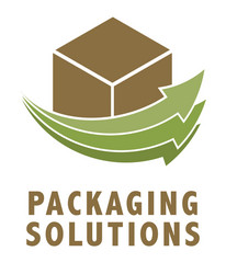 Packaging logo designs concept delivery logo Vector Image