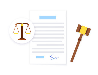 Legal work concept Royalty Free Vector Image - VectorStock