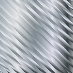 Silver metal gradient diagonal stripes background Vector Image
