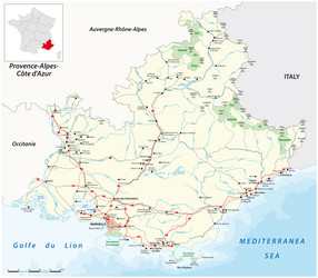 Provence Map France Vector Images (over 170)