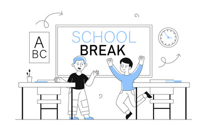 School Break Vector Images (over 5,100)