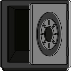 Strongbox security device Royalty Free Vector Image