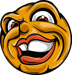 Sneaky emoticon Royalty Free Vector Image - VectorStock