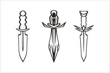 Dagger Outline Vector Images (over 8,100)