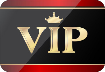 Vip modern ticket card template Royalty Free Vector Image